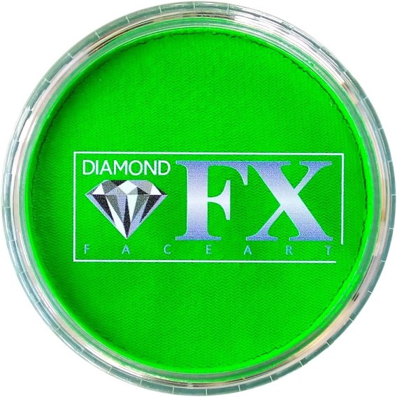 NEON UV farba do malowania twarzy i ciała Diamond FX 45g GREEN > Diamond FX